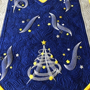 Night Sky Quilted Table Runner - Etsy