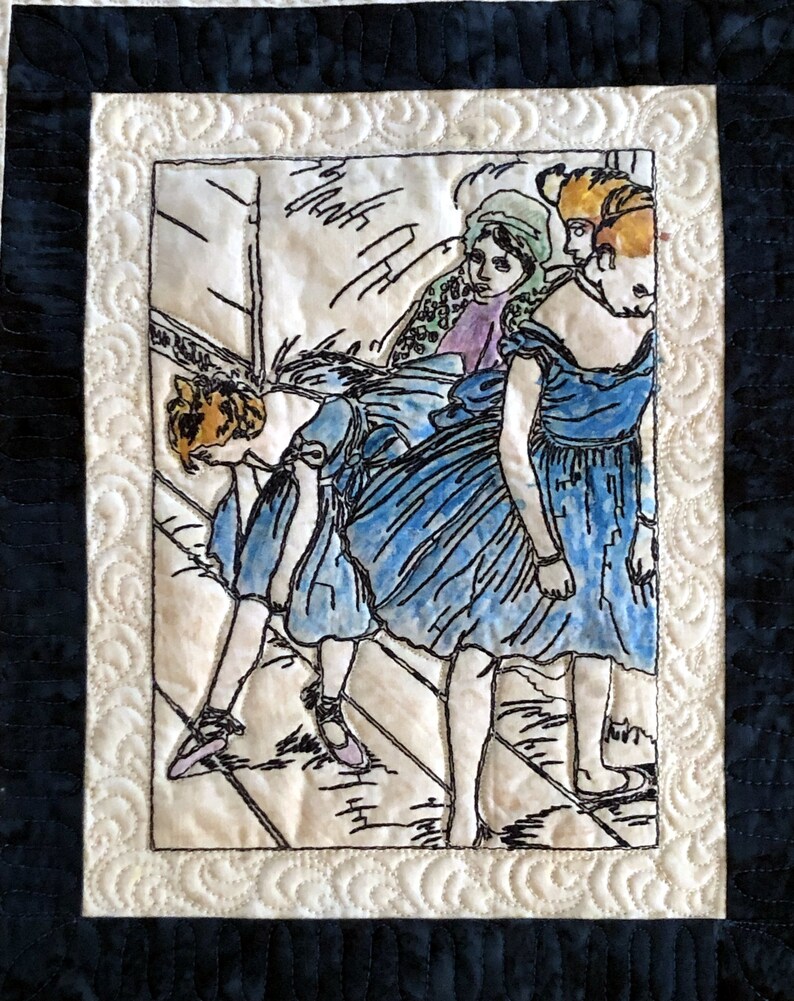 Ballet Art Wall Quilt - Etsy