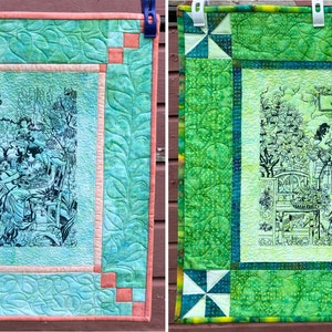 My Beautiful Garden Calendar Wall Quilt Set - Etsy