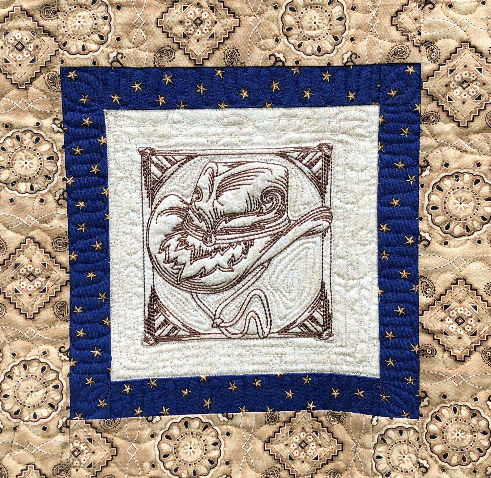 Cowboy Hats Art Wall Quilt | Etsy