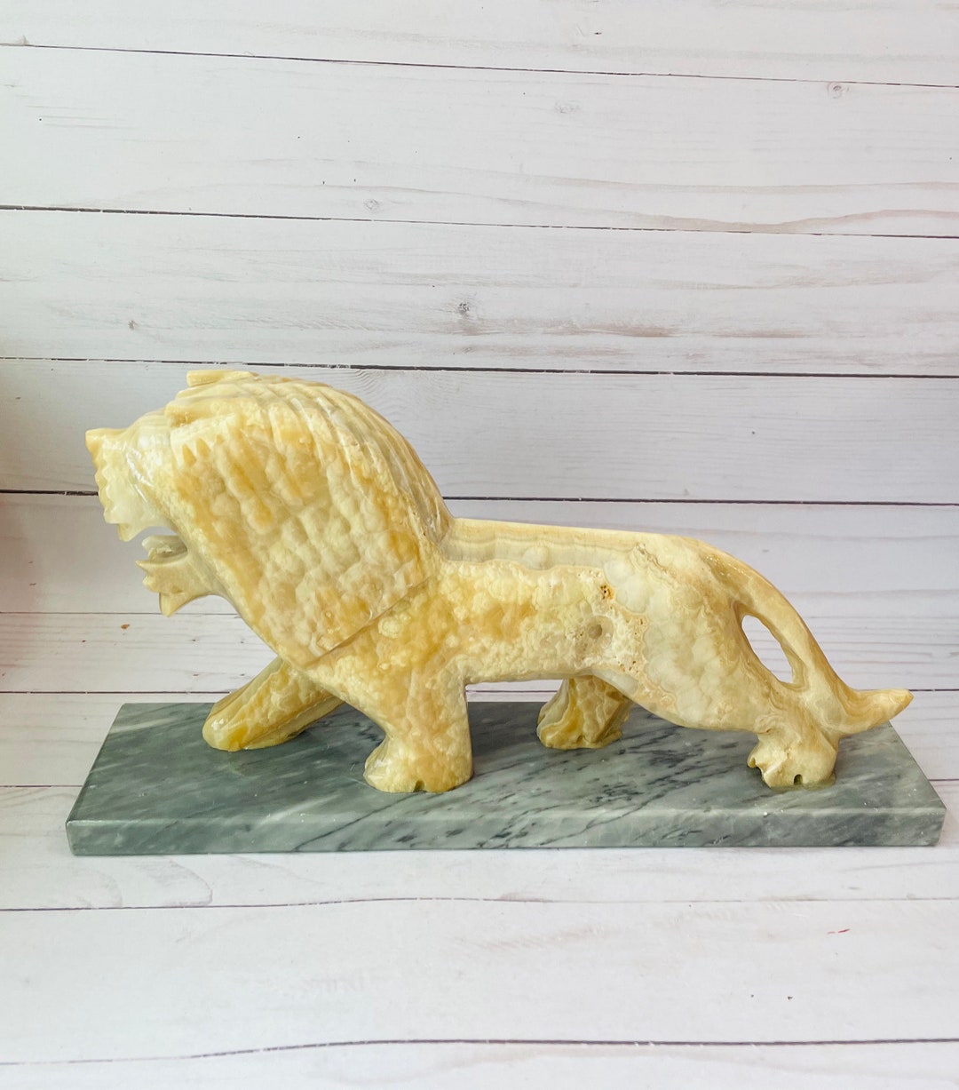 Marble Lion Statue--stone Lion Sculpture--marble Sculpture - Etsy