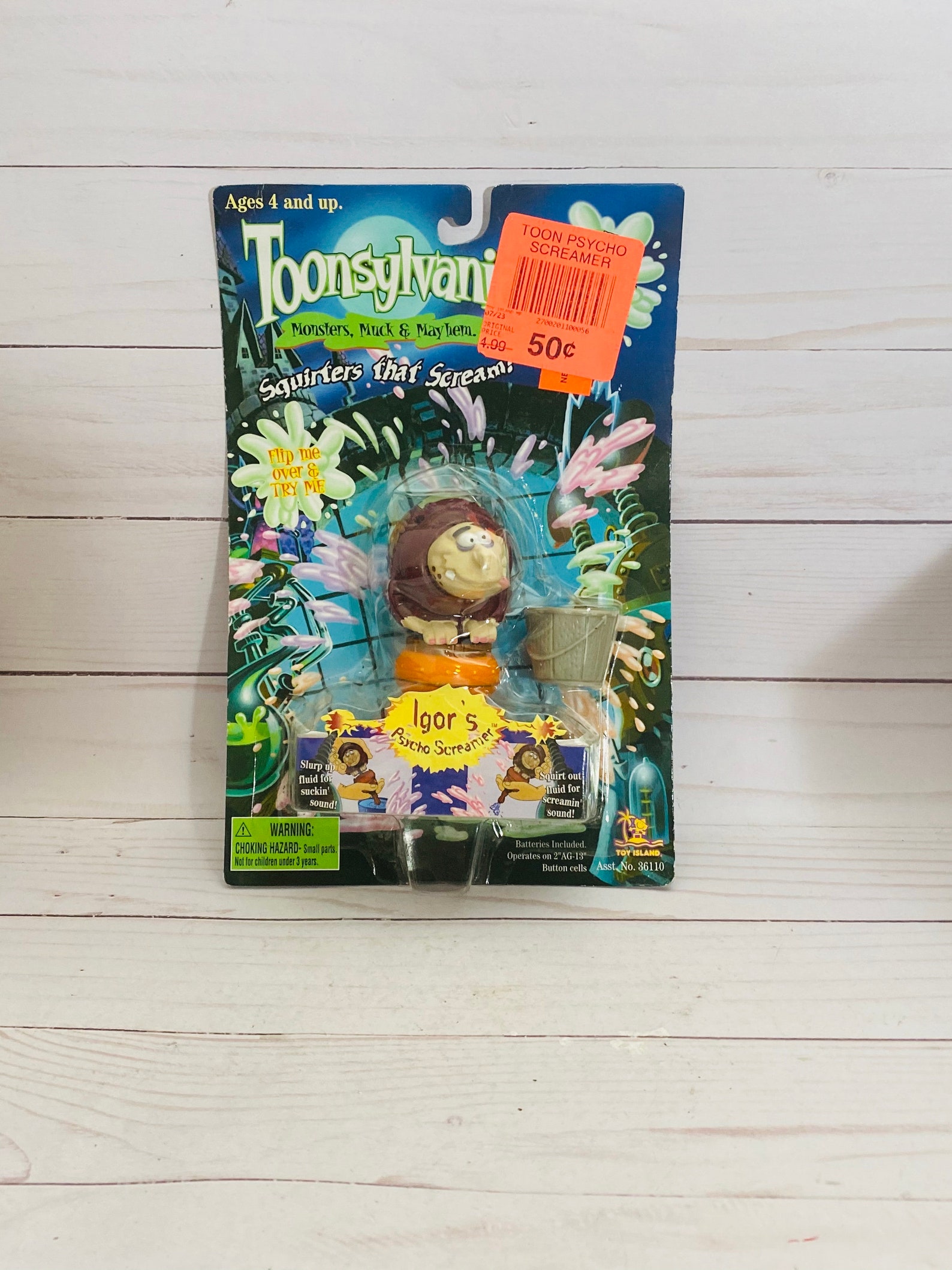 Psycho Screamer Toonsylvania 90s Toys From 1998 - Etsy