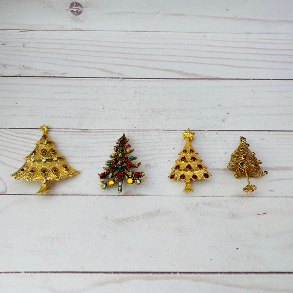 Christmas Tree Brooch - Etsy