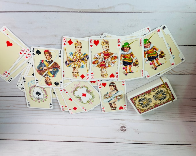 Vintage Piatnik Kaizer Double Deck of Cards--double Headed Eagle Deck ...