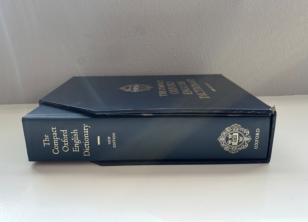 2002 the Compact Oxford English Dictionary - Etsy
