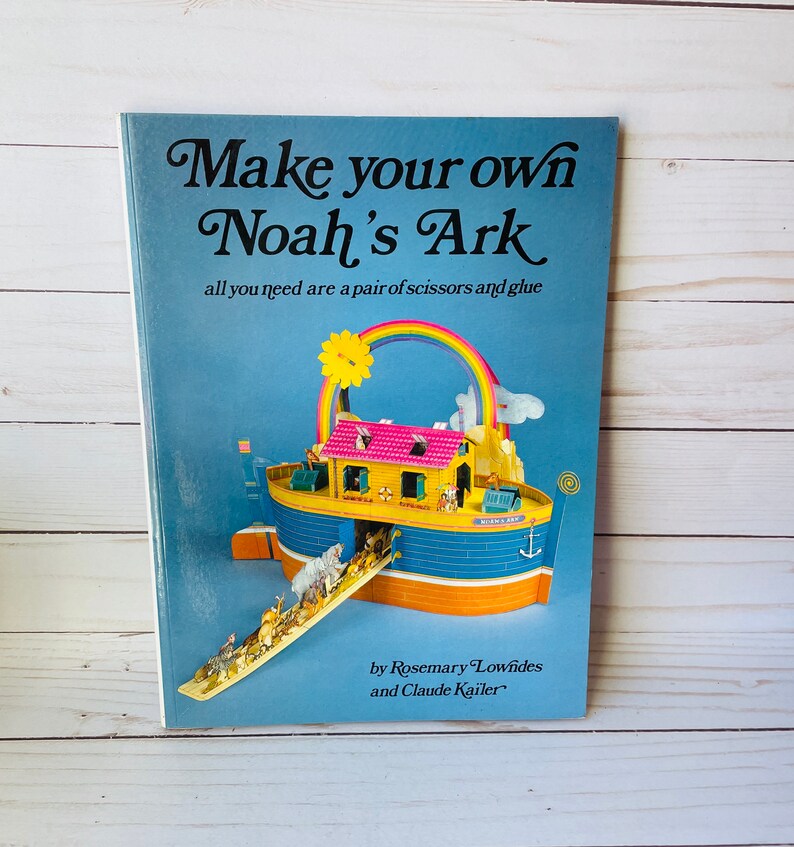 Vintage Make Your Own Noah's Ark Book | Etsy