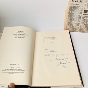 1967 "the Black Pearl" by Scott O'dell--author Signed Copy - Etsy