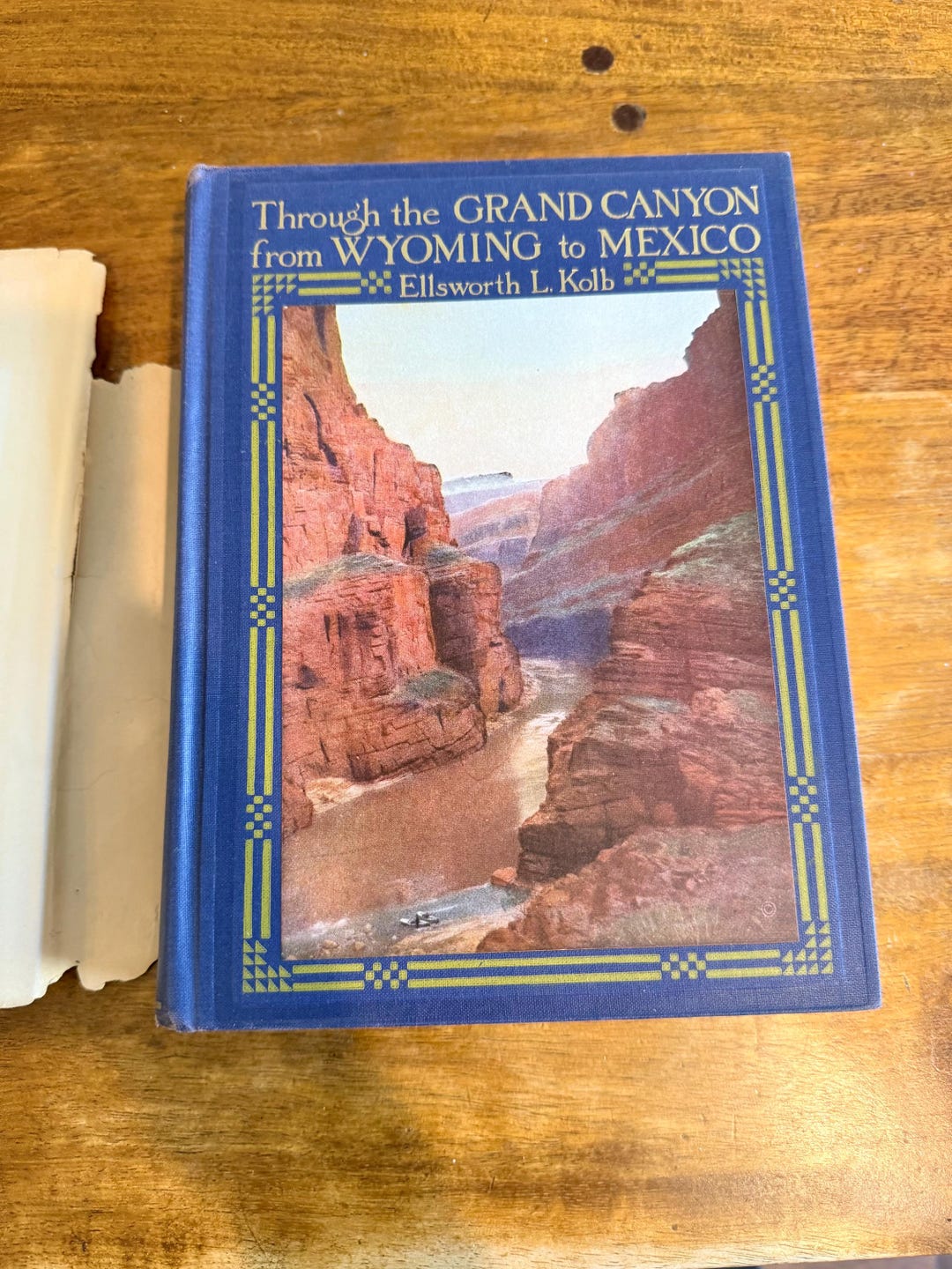 1952 Through the Grand Canyon From Wyoming to Mexico by Ellsworth Kolb ...