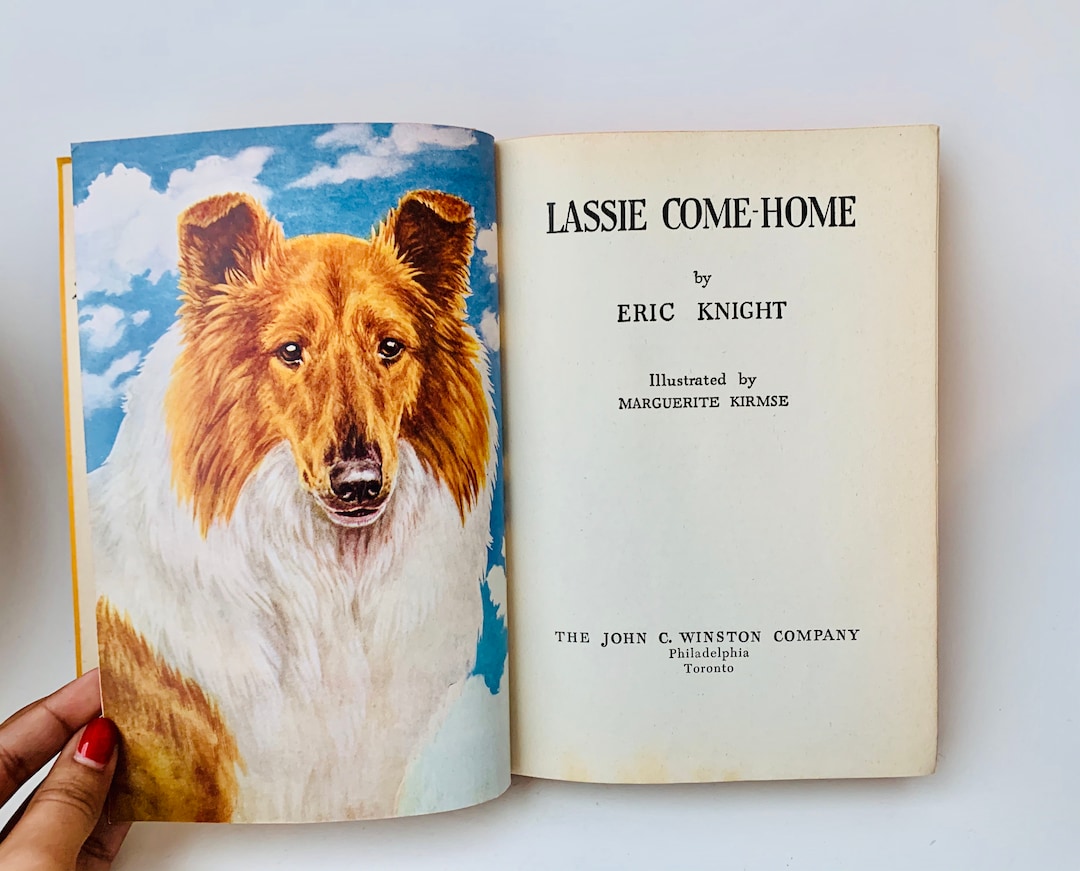 1945 Lassie Come Home Book by Eric Knight - Etsy