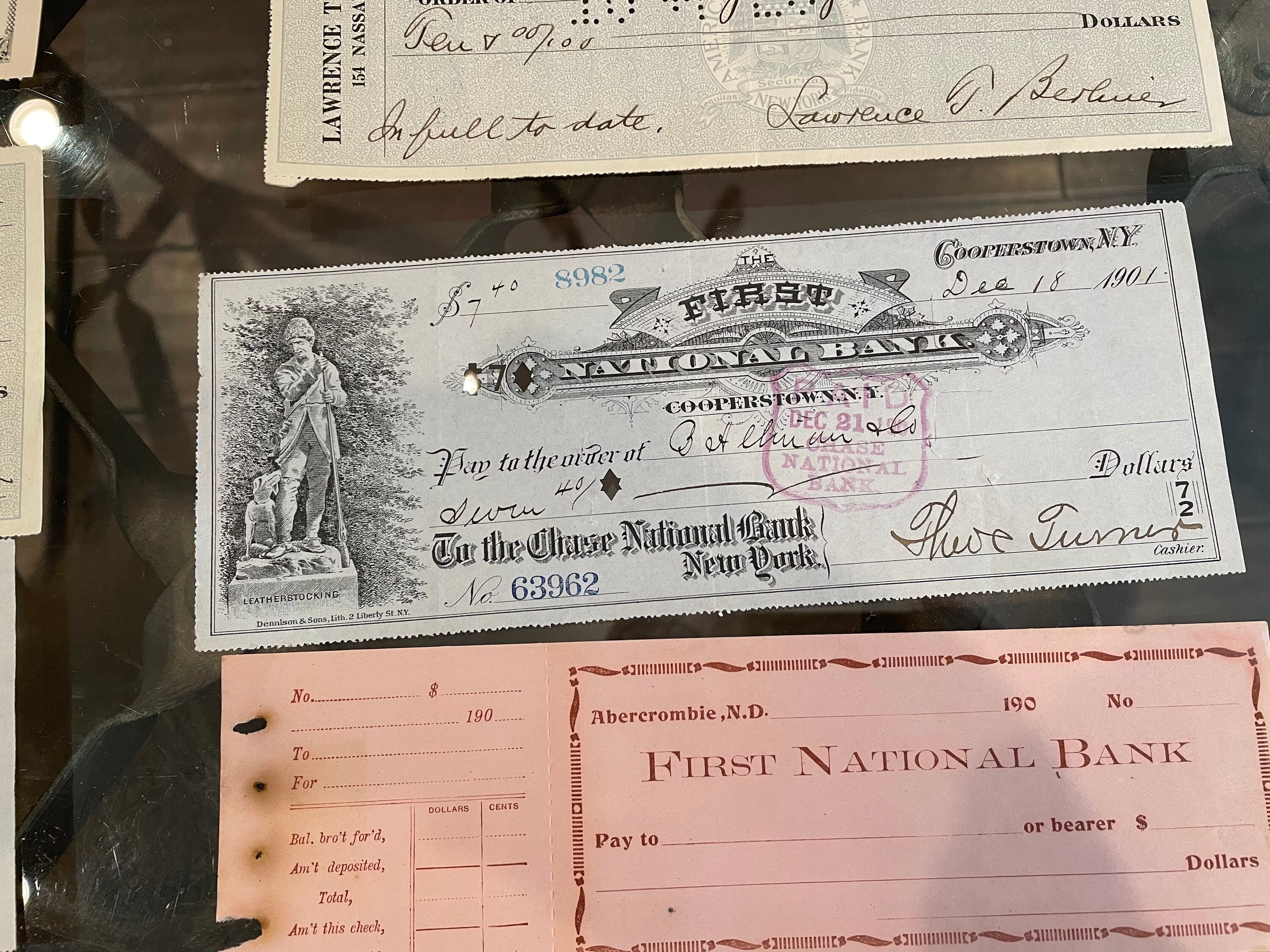 Antique 1900s Checks --antique Handwriting - Etsy