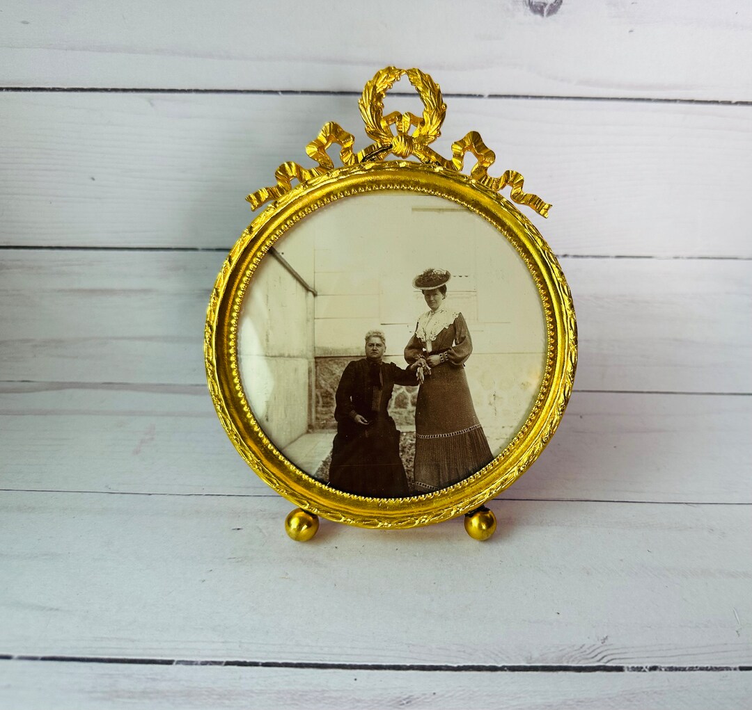 Antique French Gold Gilt Photo Frame--antique French Empire Style Frame ...