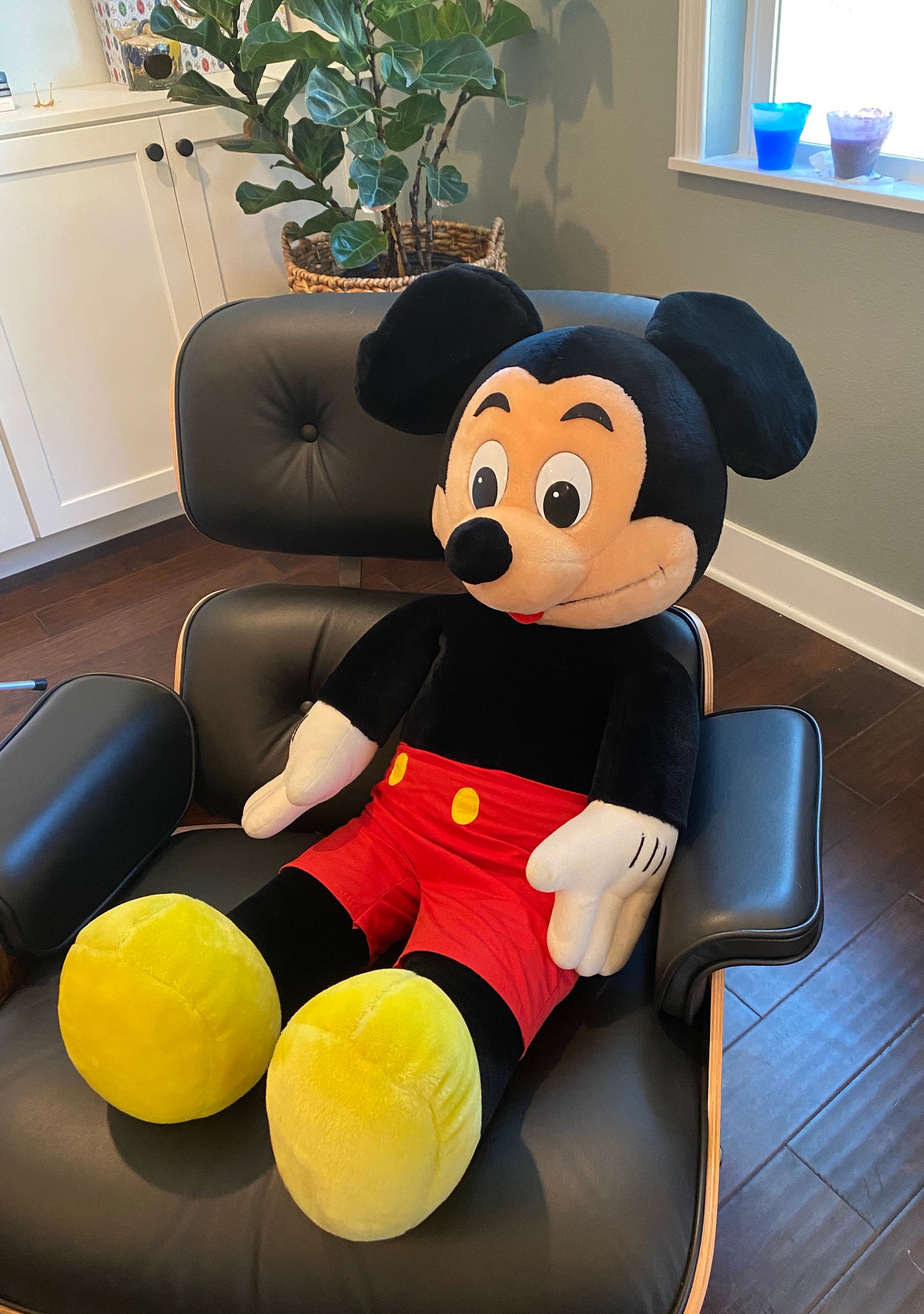 Giant Vintage Mickey Mouse Plushmickey Mouse Plush - Etsy