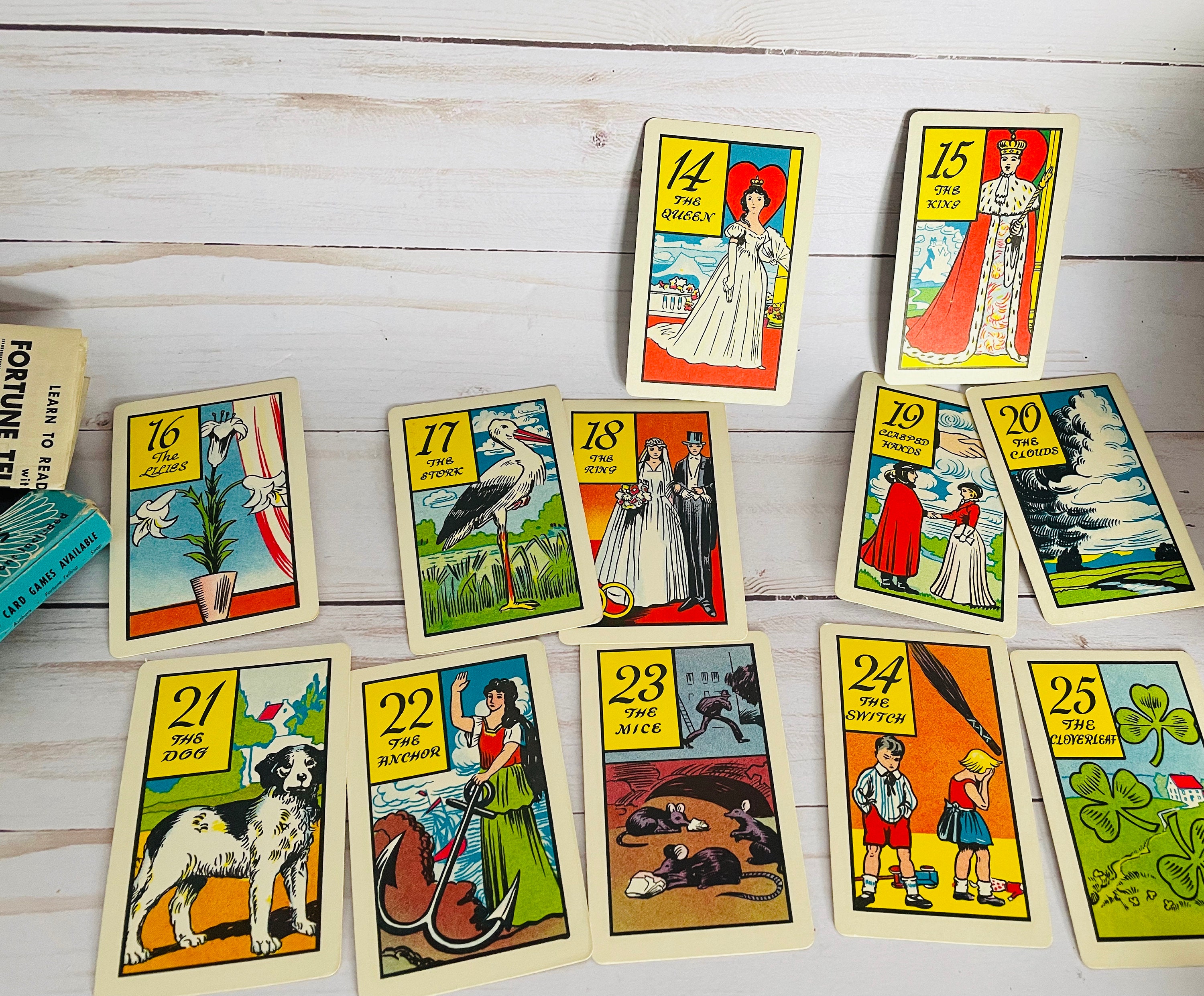 Vintage Gypsy Fortune Teller Card