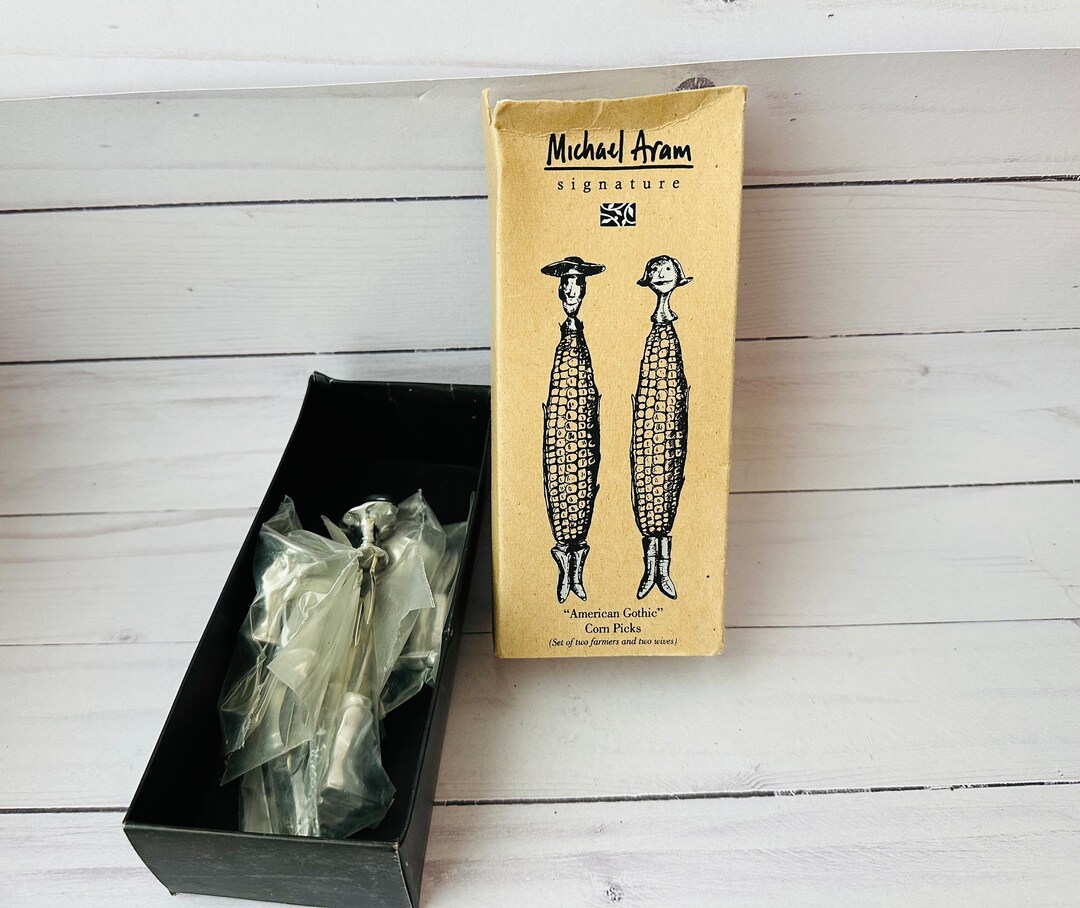 Michael Aram "american Gothic" Corn Picks--corn Picks--kitsch Kitchen ...