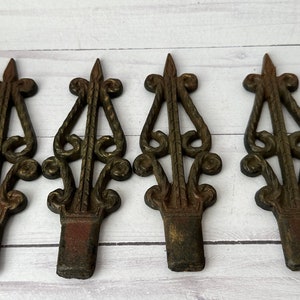 Vintage Cast Iron Fence Finials--vintage Finials - Etsy