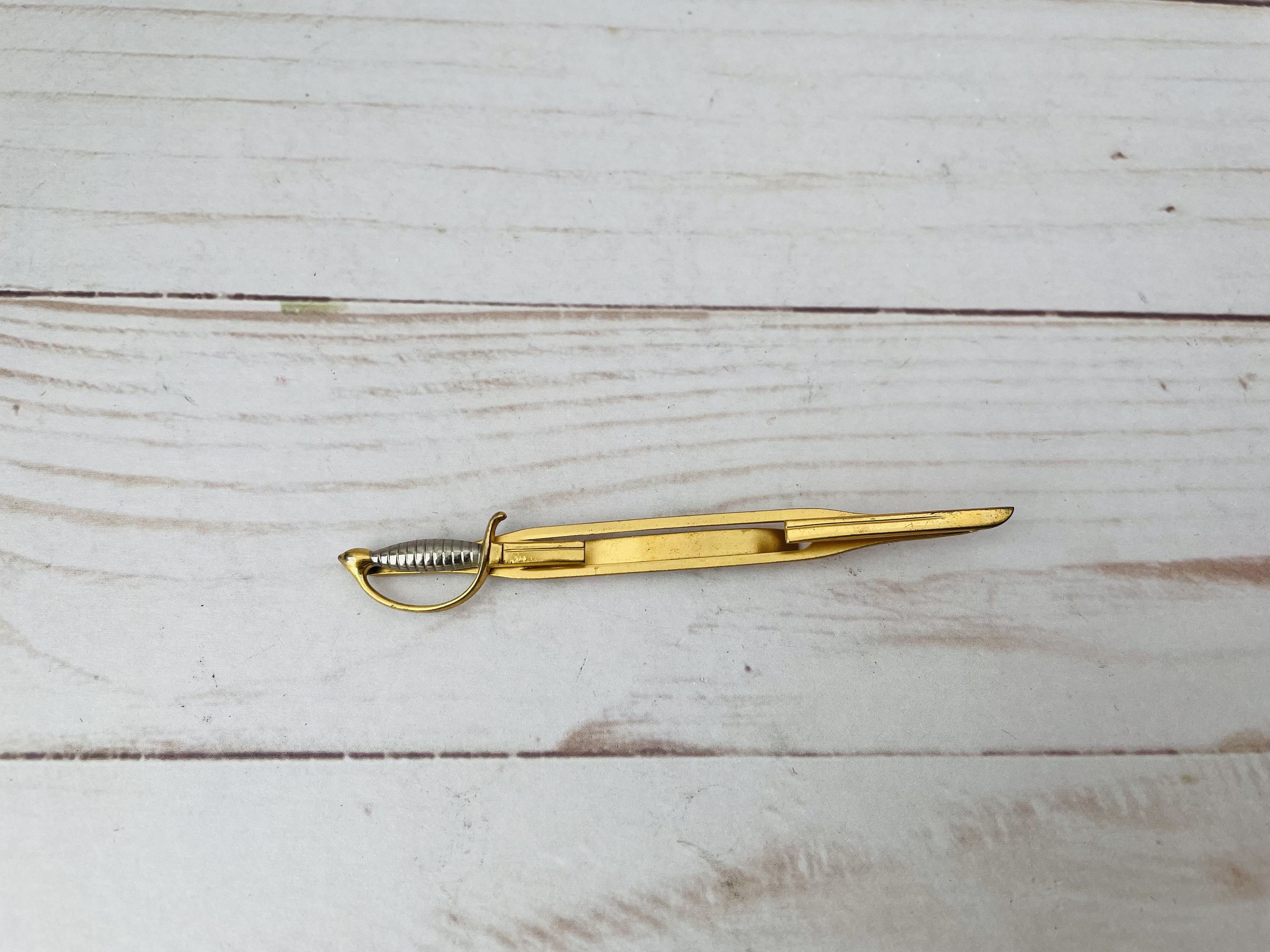 Vintage Swank Sword Tie Bar - Etsy
