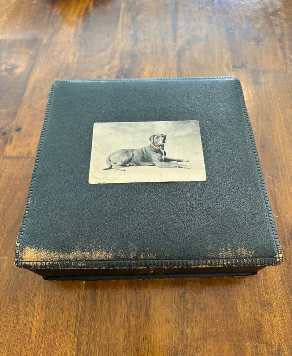 Vintage leather box - Gem
