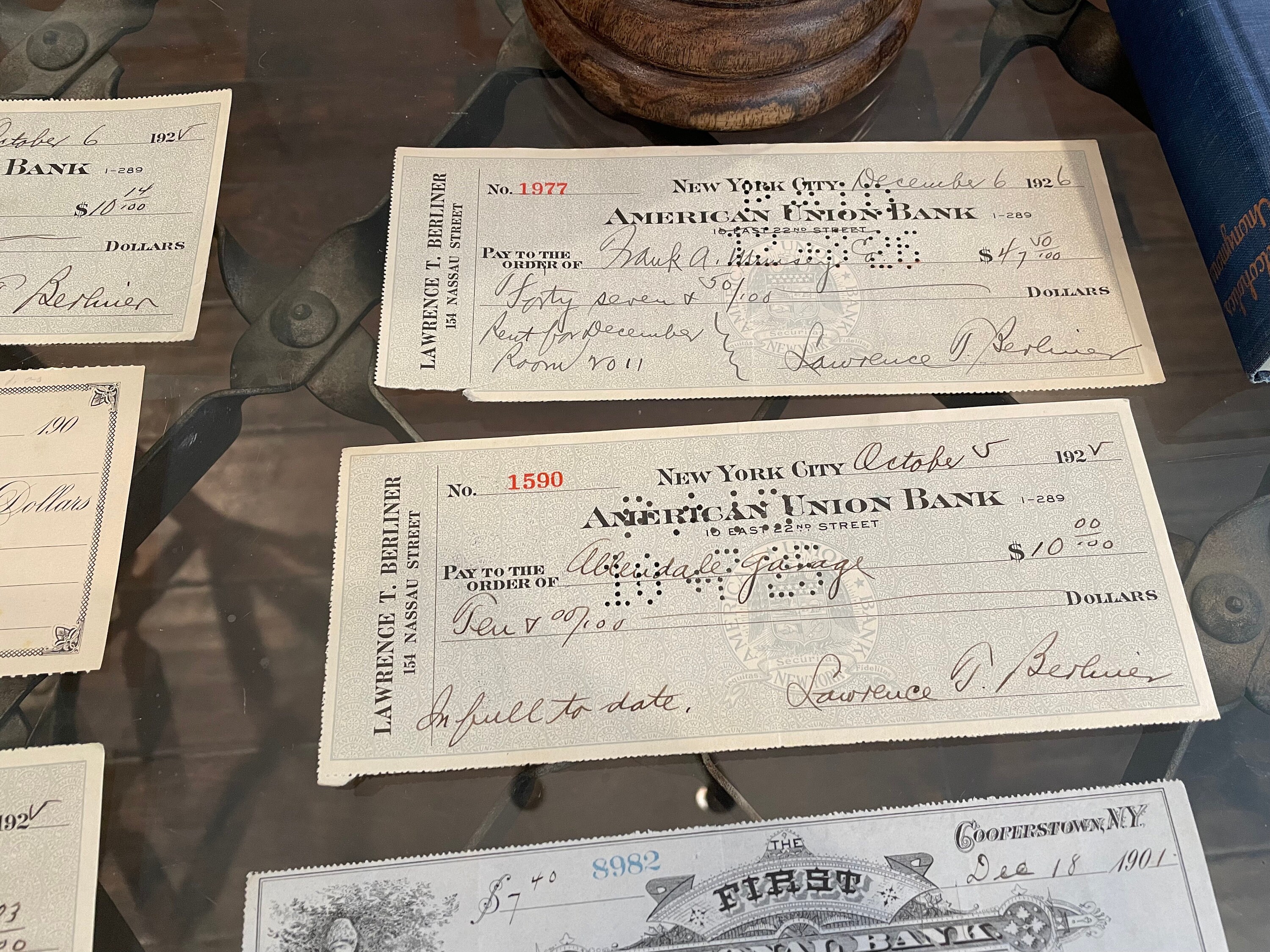 Antique 1900s Checks antique Handwriting - Etsy