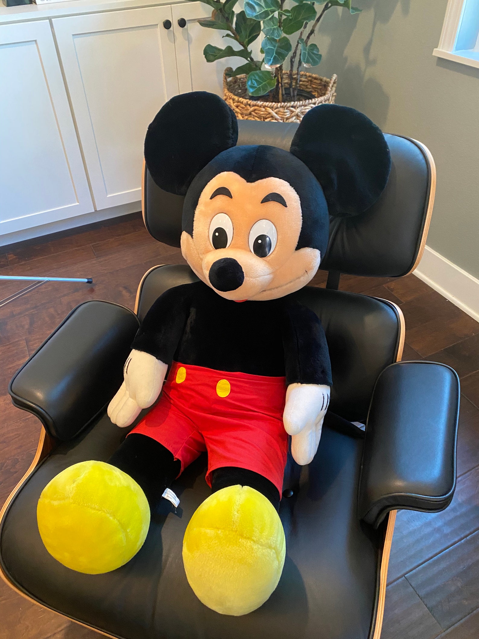 Giant Vintage Mickey Mouse Plushmickey Mouse Plush - Etsy