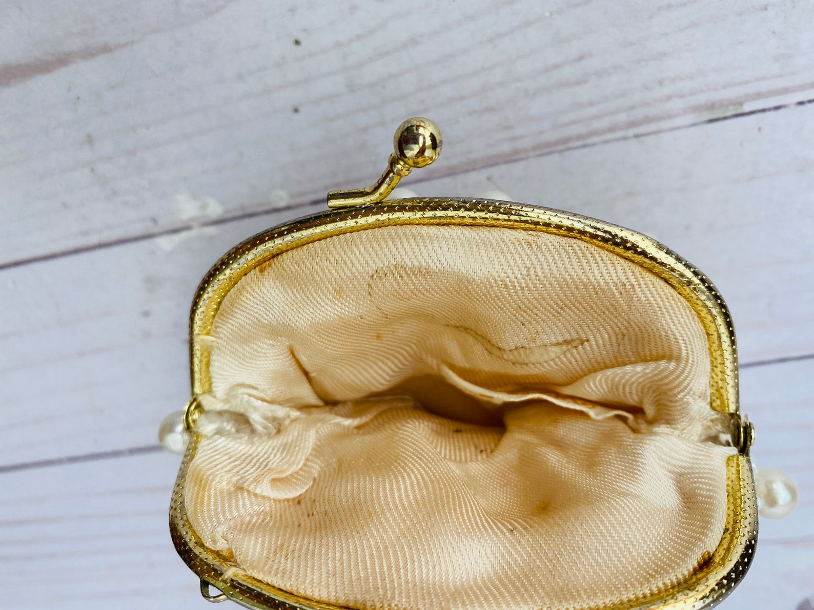 Vintage Walborg Beaded Kiss Lock Coin Purse Made in Hong Kong - Etsy