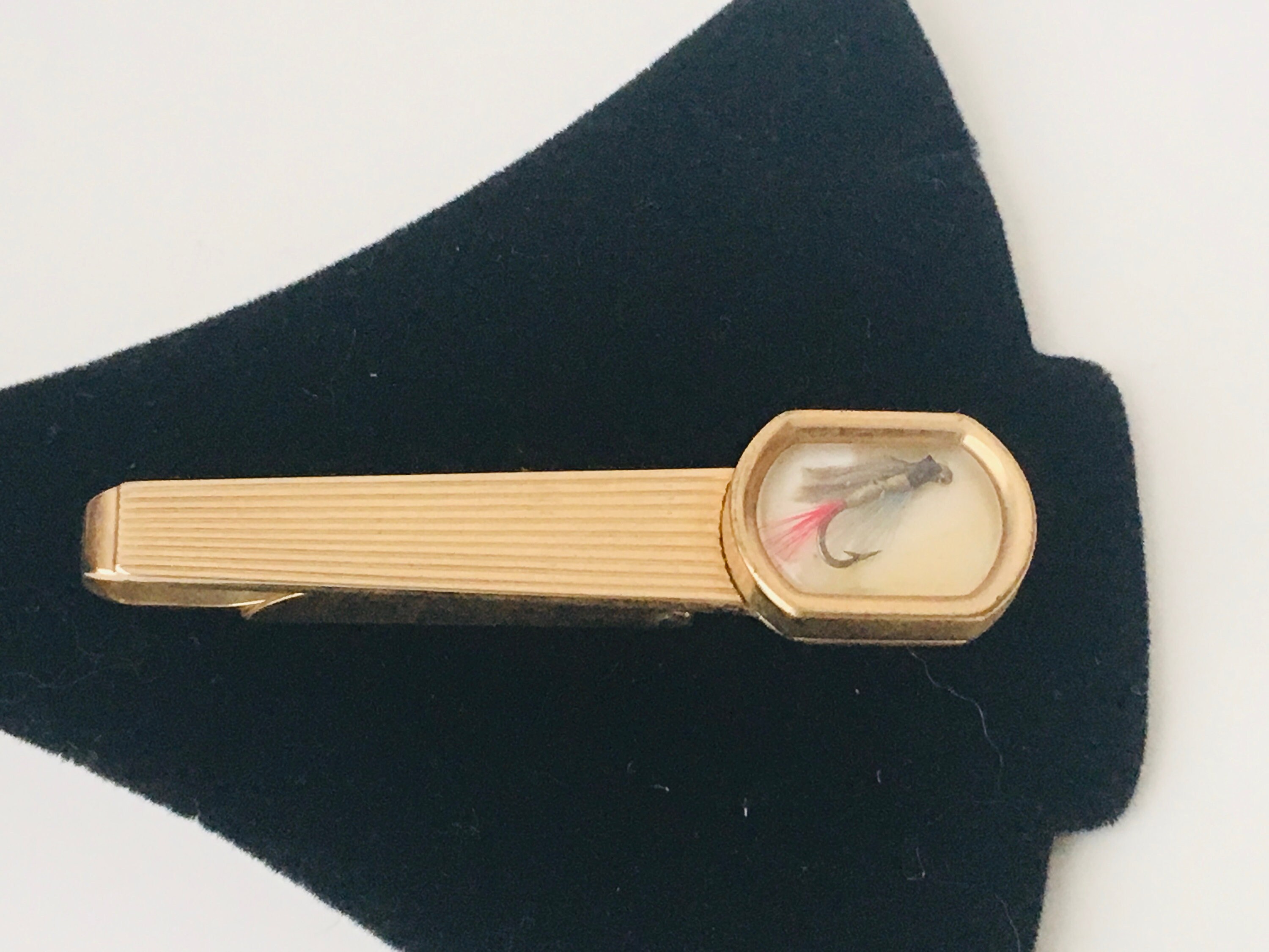 Vintage Swank Fishing Tie Clip - Etsy