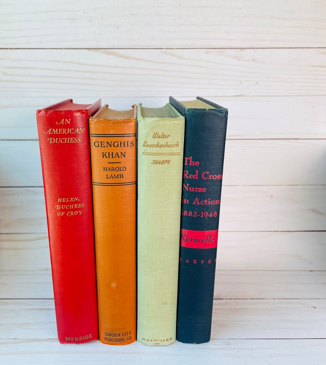 Vintage Set of Rainbow Books--set of Decorative Colorful Books - Etsy