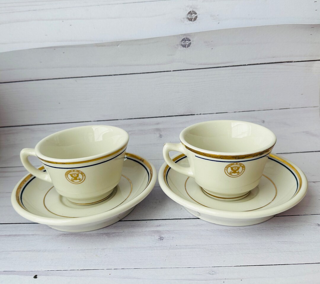 Vintage US Navy Teacupsvintage Navy Dishes - Etsy