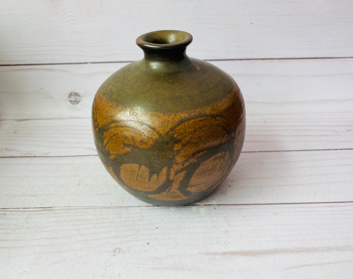 SDW Stoneware Designs West Pottery Vasemcm | Etsy