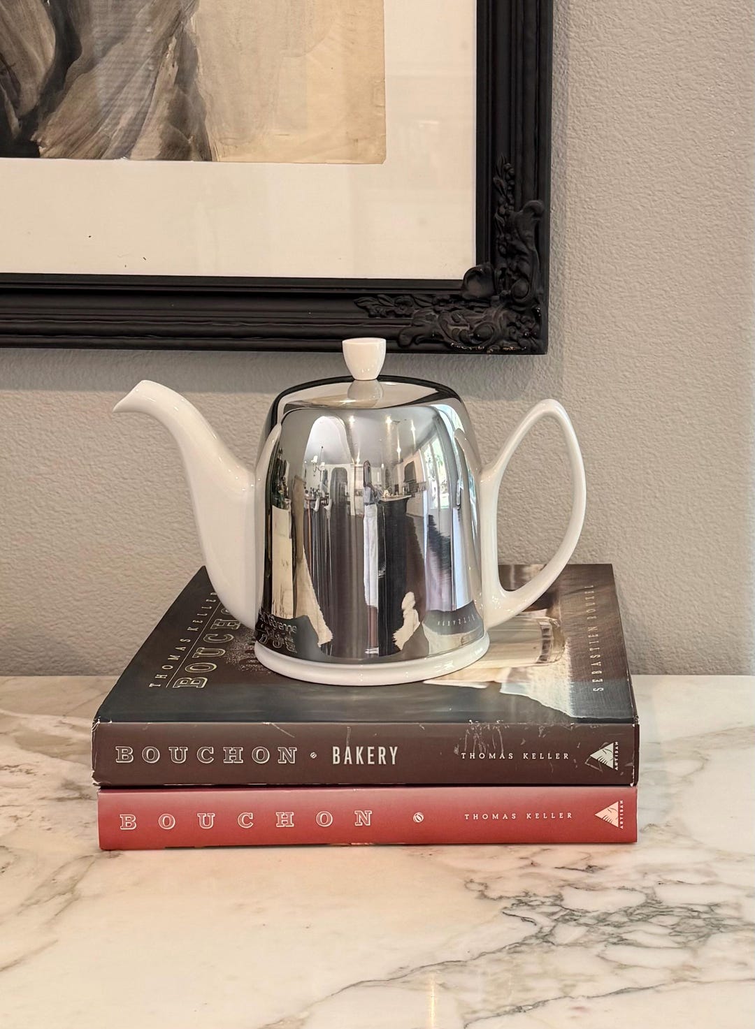 Vintage Degrenne Salam Teapot--degrenne Teapot--white Teapot--teapot ...