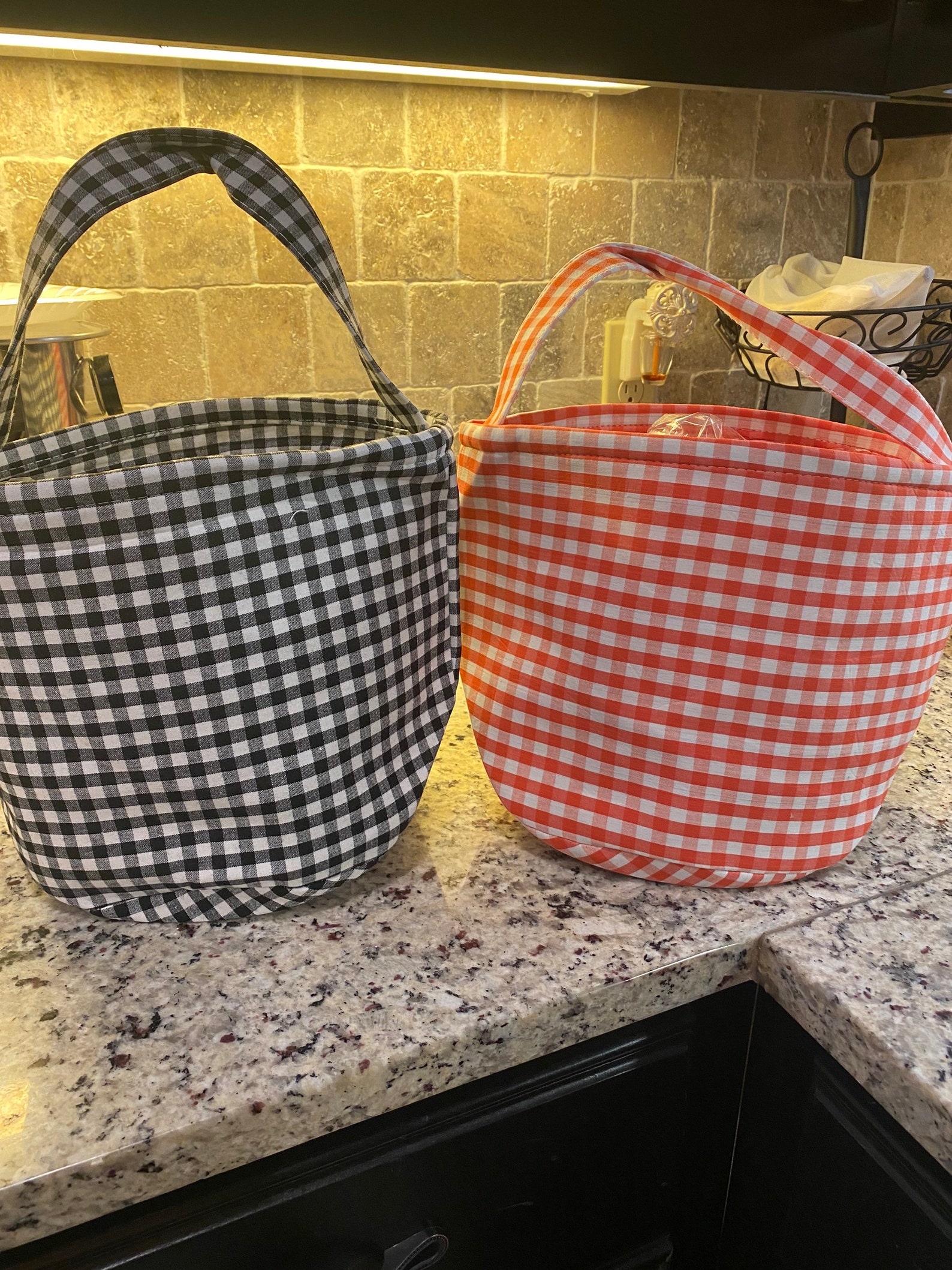 Checkered Bags - Etsy