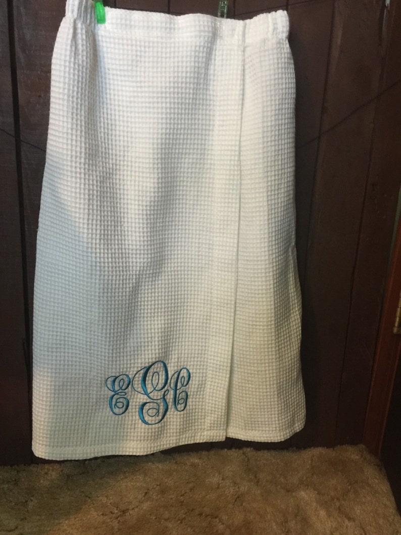 Monogrammed Bath Wrap - Etsy