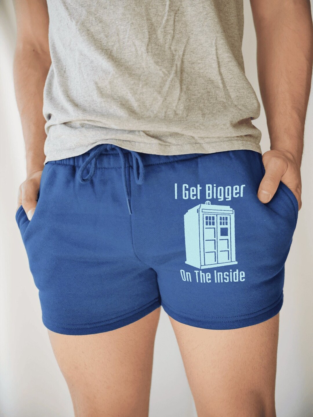 I Get Bigger on the Inside Gym Shorts, Anime Shorts, Nerdy Shorts ...