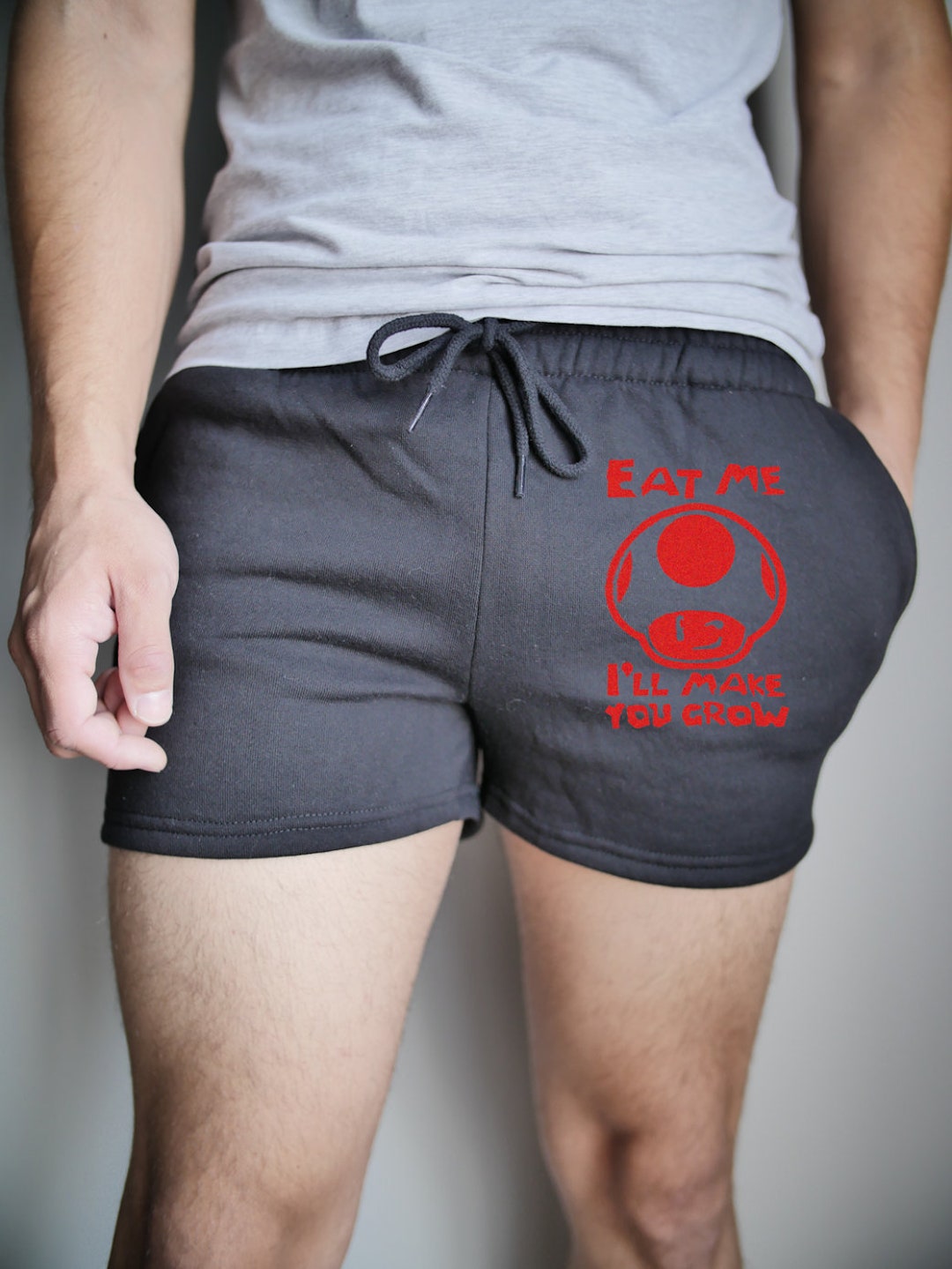Eat Me to Make You Grow Gym Shorts, Anime Shorts, Nerdy Shorts, Daddy ...