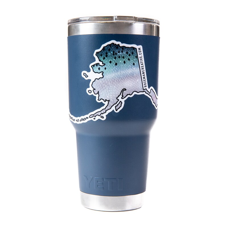 Alaska AK King Salmon Sticker - Etsy