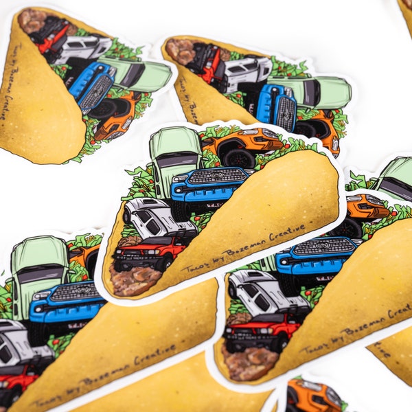 Toyota Taco Sticker - Etsy