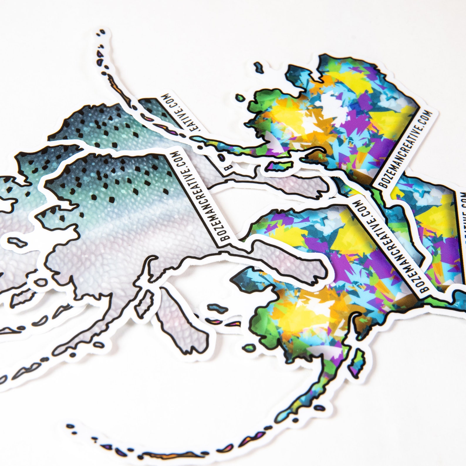 Alaska AK King Salmon Sticker - Etsy