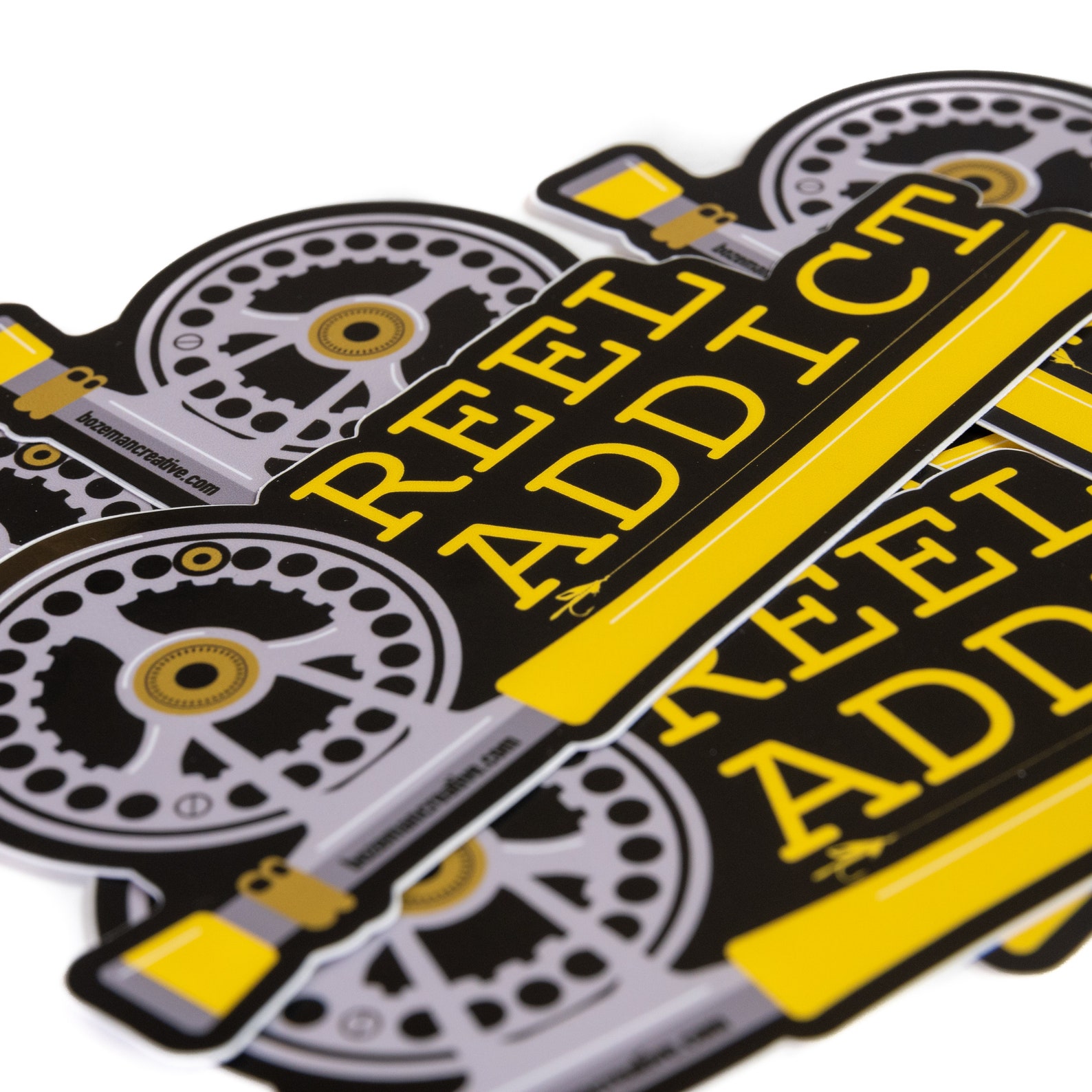 Reel Addict - Fly Fishing Sticker - Etsy