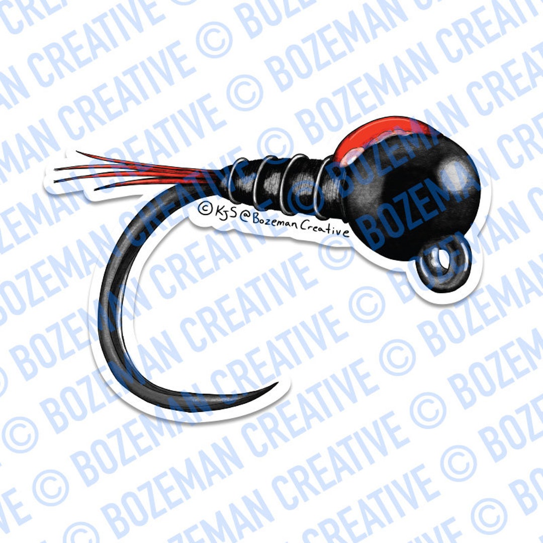 SOS Perdigon Fly - Fly Fishing Sticker - Etsy