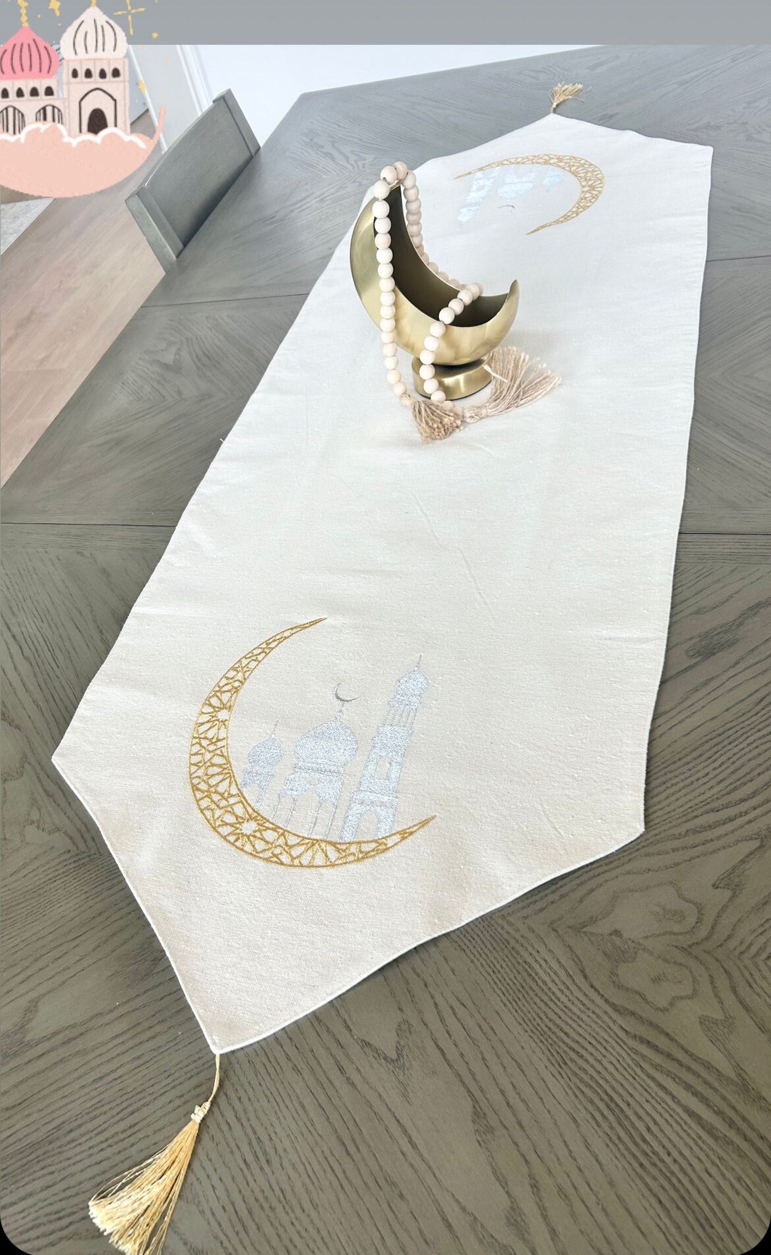 Ramadan Table Runner - Etsy