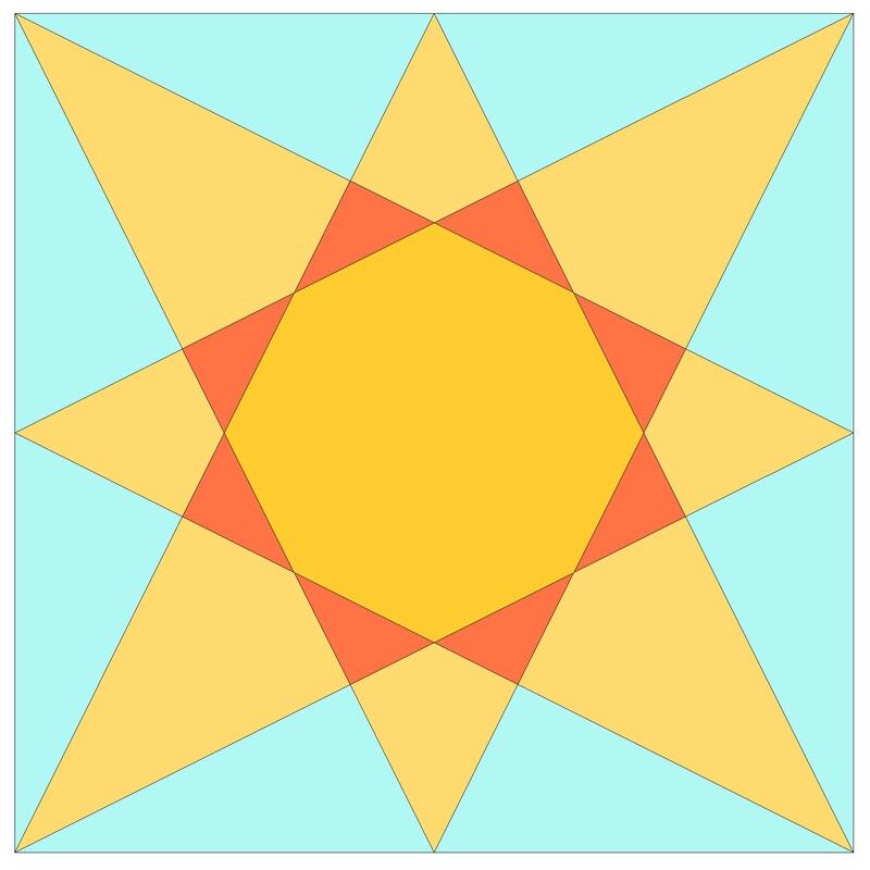 Sun Quilt Pattern - Etsy