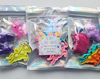 Birthday Party Fidget Favor Pack, Fidget Party Favors, Fidget Pack ...