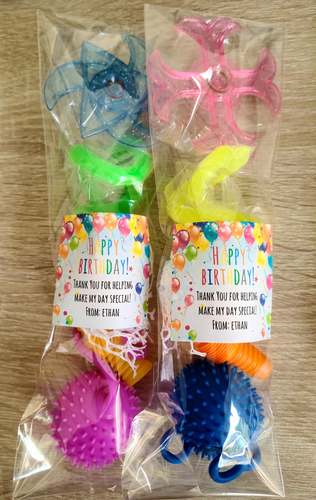 Birthday Party Fidget Favor Pack Fidget Favors Squish Pack - Etsy