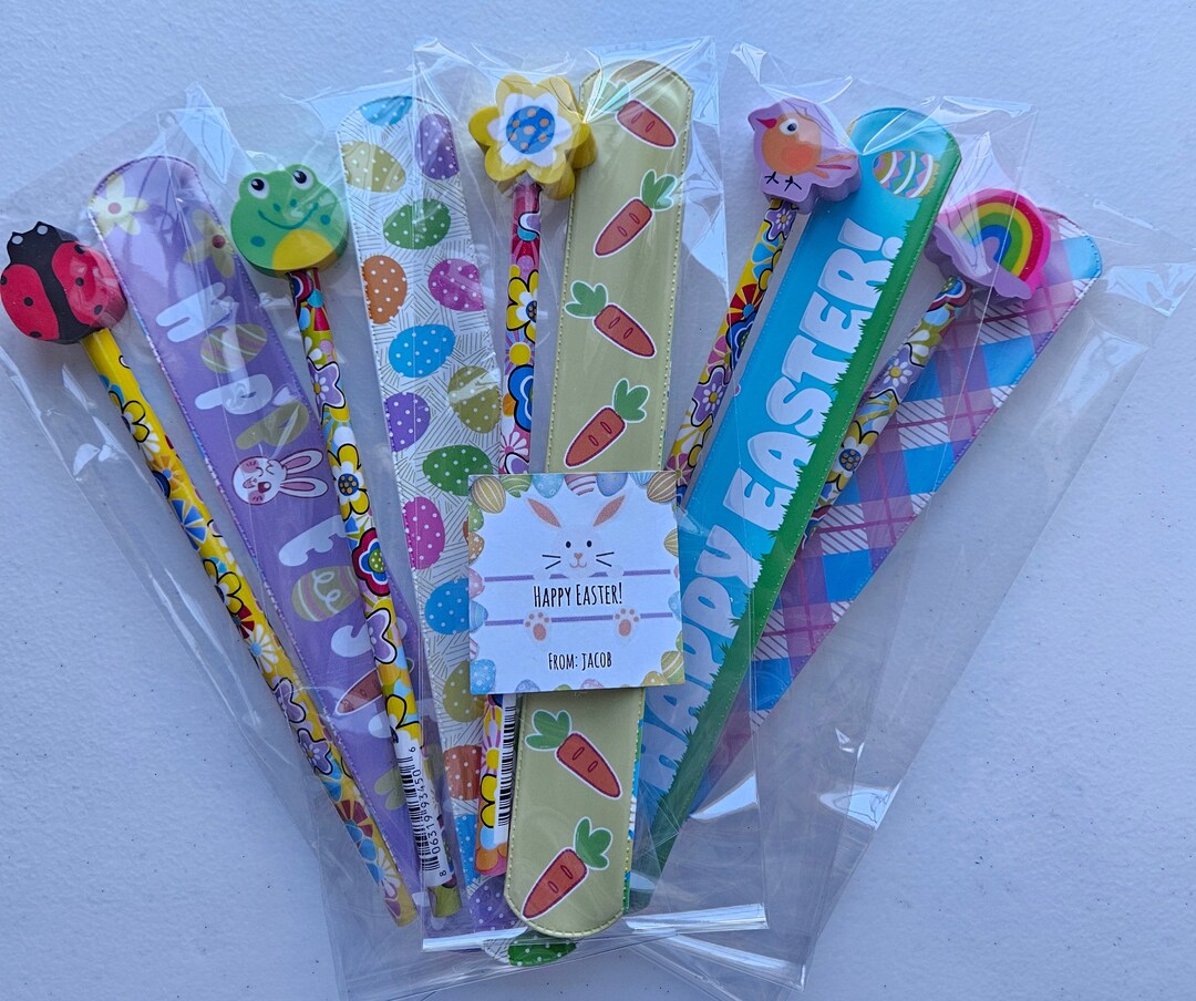 Easter Party Favors, Classroom Gifts, Easter Favors, Spring Pencil ...