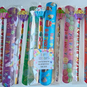 Birthday Party Favors, Classroom Gifts, Birthday Favors, Pencil Favors ...