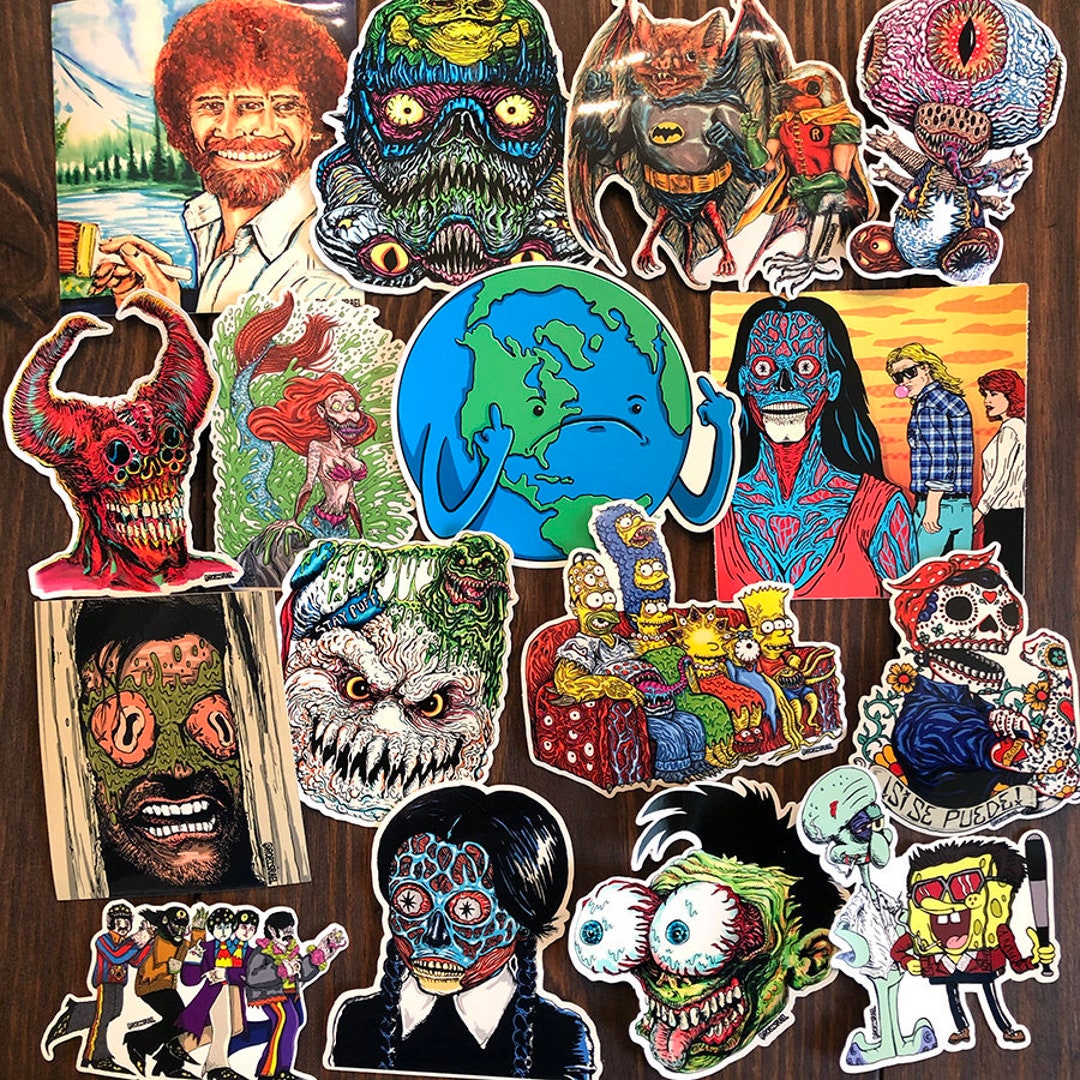 Blind Sticker 4 Pack - Etsy
