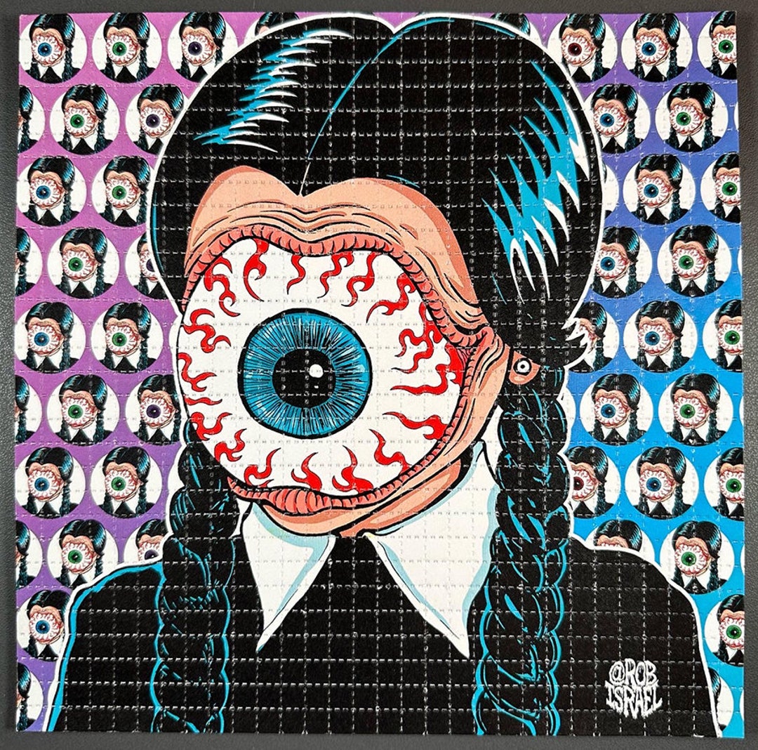 Goth Eye Blotter Art Print - Etsy