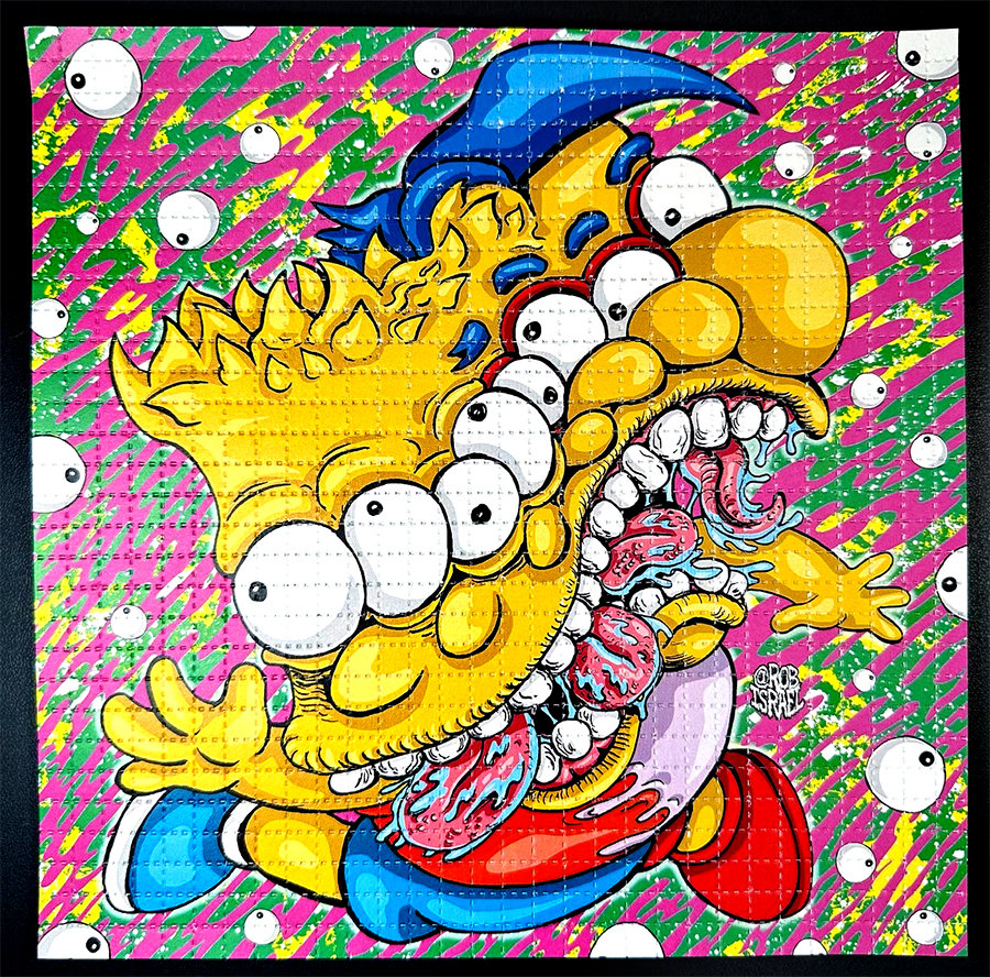 Trippy Friends Blotter Art Print - Etsy