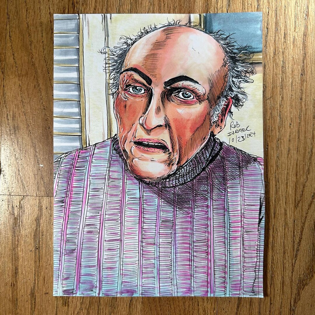 Uncle Leo With Those Eyebrows From Seinfeld 6 X 8.5 Ink & Color ...