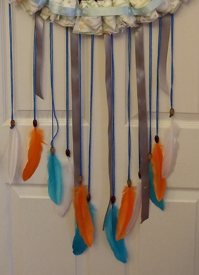 Native American Theme Diaper Wreath - Etsy