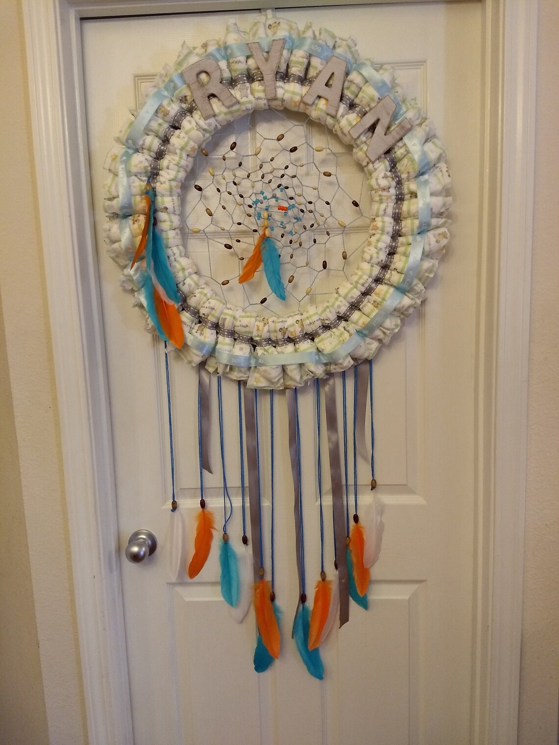 Native American Theme Diaper Wreath - Etsy